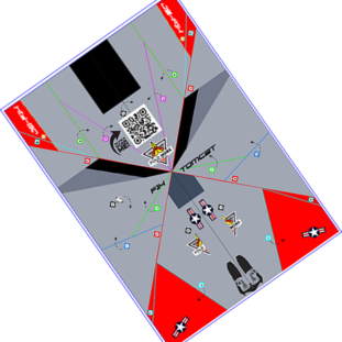 F-18 Hornet Paper Plane Template - Fold More