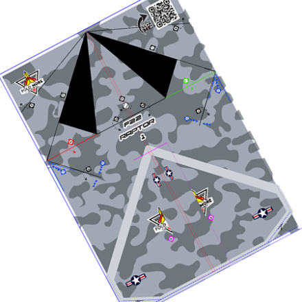 F-15 Eagle Paper Plane Template - Fold More